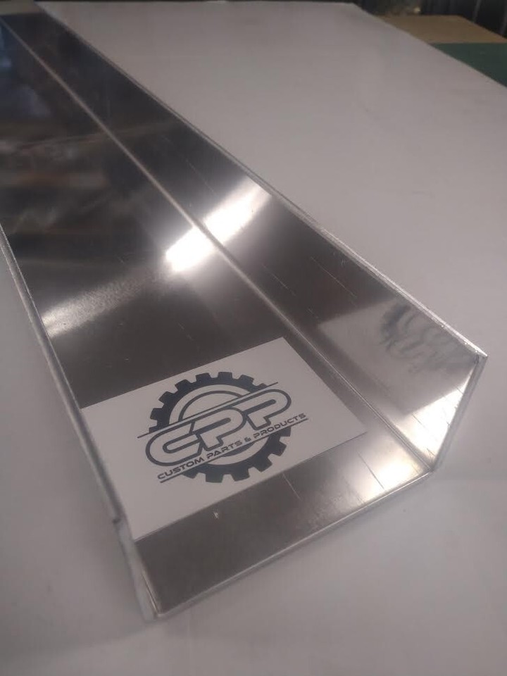 Aluminium Channel Offcuts U Section 100 x 50 4" x 2" 750mm Long 3mm ...