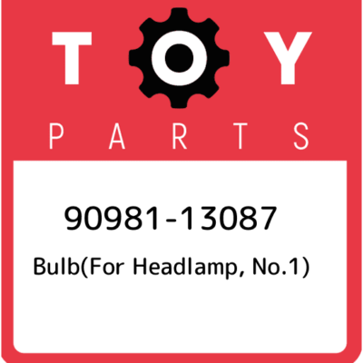 90981-13087 Toyota Bulb(for headlamp, no.1) 9098113087, New Genuine OEM ...