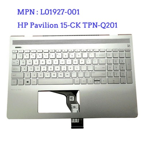 New L01927-001 For HP Pavilion 15-CK TPN-Q201 Palmrest Cover Keyboard ...