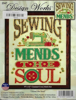 Design Works~Mend the Soul~cross stitch kit 2947 | eBay