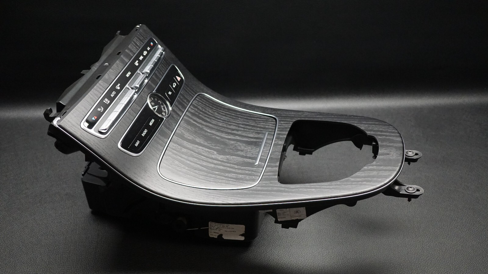 GENUINE MERCEDES BENZ E CLASS W213 W238 CENTRE CONSOLE BLACK WOOD ...