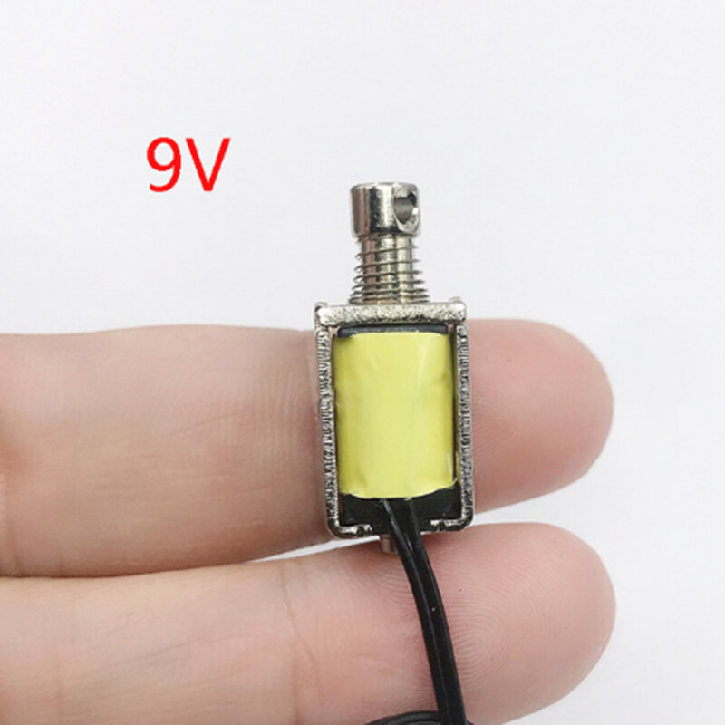 DC 3V 5V 6V 9V 12V Mini Push Pull Type Solenoid Electromagnet Open ...