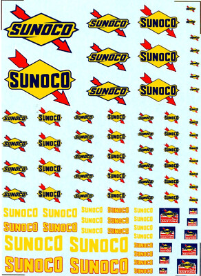Motorsport Racing Sponsors SP017 Sunoco 1 Race 1:50 Decal Decals | eBay