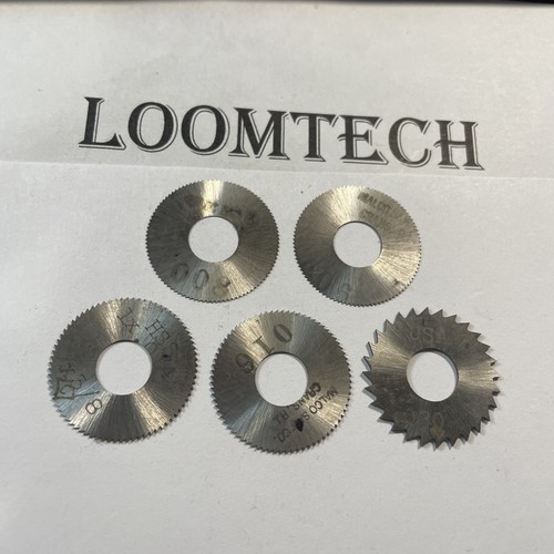 (5) Screw Slotting Jewelers Saw 1” X .006-.008-.014-.016-.030 X 3/8 ...