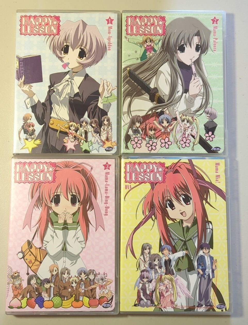 Happy Lesson - Vol. 1-3 And Ova Set (2004, DVD) 702727073229 | eBay
