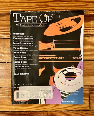 Tape Op Magazine Aug/Sept 2023 #156 - John Cale, Jason Livermore, Yuka ...