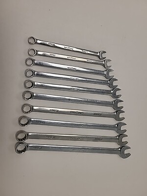 Snap-On OEXLM710B 10 pc. Metric Flank Drive Long pattern Wrench Set~10 ...