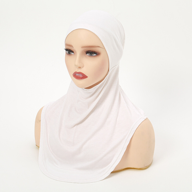 Pull On Ready Women Hijab Ninja Cap Muslim Turban Instant Amira Scarf ...
