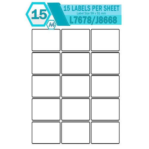 LABELS - SELF ADHESIVE STICKY A4 ADDRESS LABELS INKJET LASER COPIER ...
