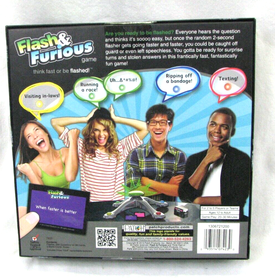 Flash and Furious Word Board Game | eBay