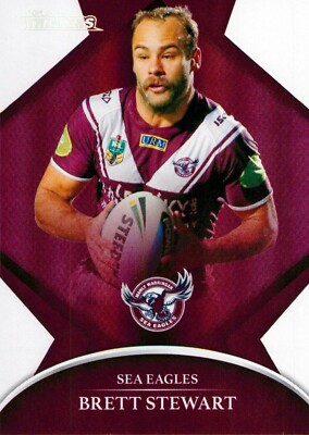 2016 MANLY SEA EAGLES NRL Card BRETT STEWART Parallel | eBay