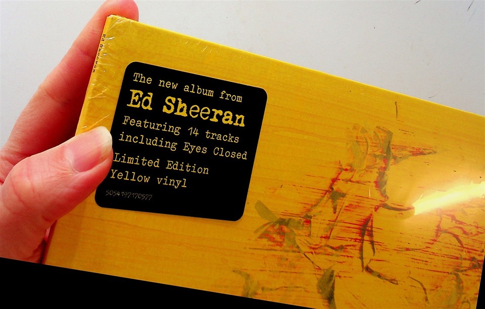 ED SHEERAN - Subtract LP (NEW* 2023 Limited YELLOW Coloured Vinyl) Eyes ...