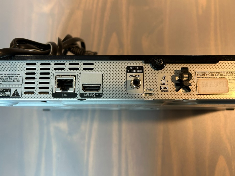 Samsung 3D Blu-Ray Player DVD BD-EM59C 1080p **No Remote - Refurbished ...