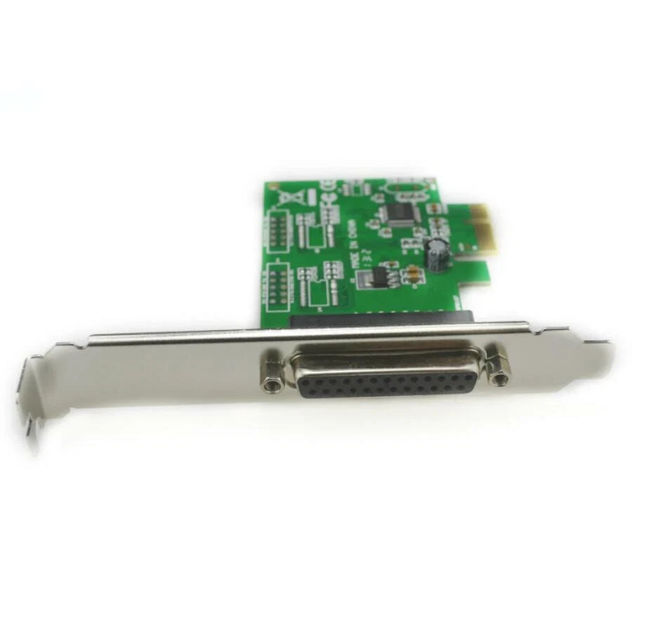 PCI-E parallel port card PCIE to parallel port card LPT card 2 hole ...