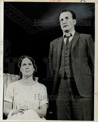 1964 Press Photo Actors George C. Scott and Colleen Dewhurst in ...