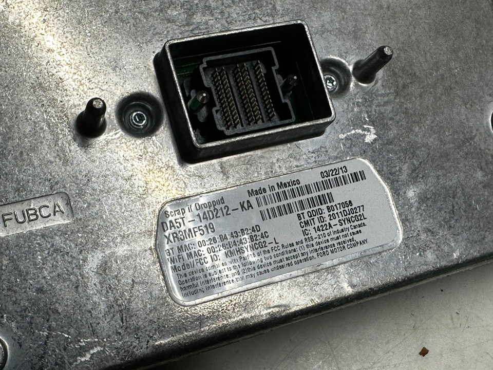 2012 - 2016 Ford Explorer Sync 2 APIM Control Module DC3T-14F239-AM OEM ...