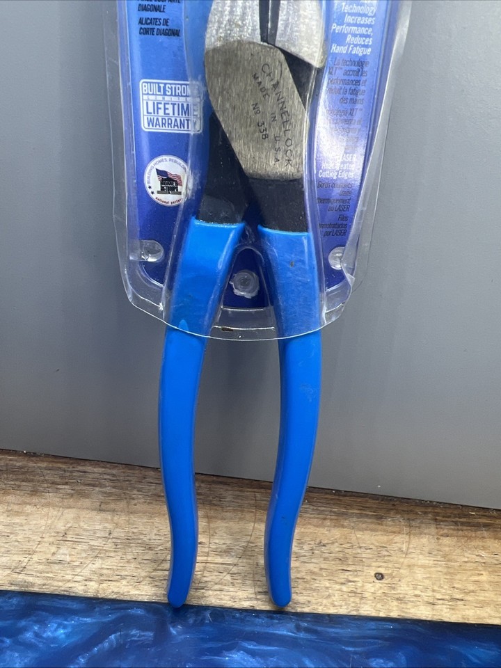 CHANNEL LOCK XLT 338 8in DIAGONAL CUTTING PLIERS - BRAND NEW FACTORY ...