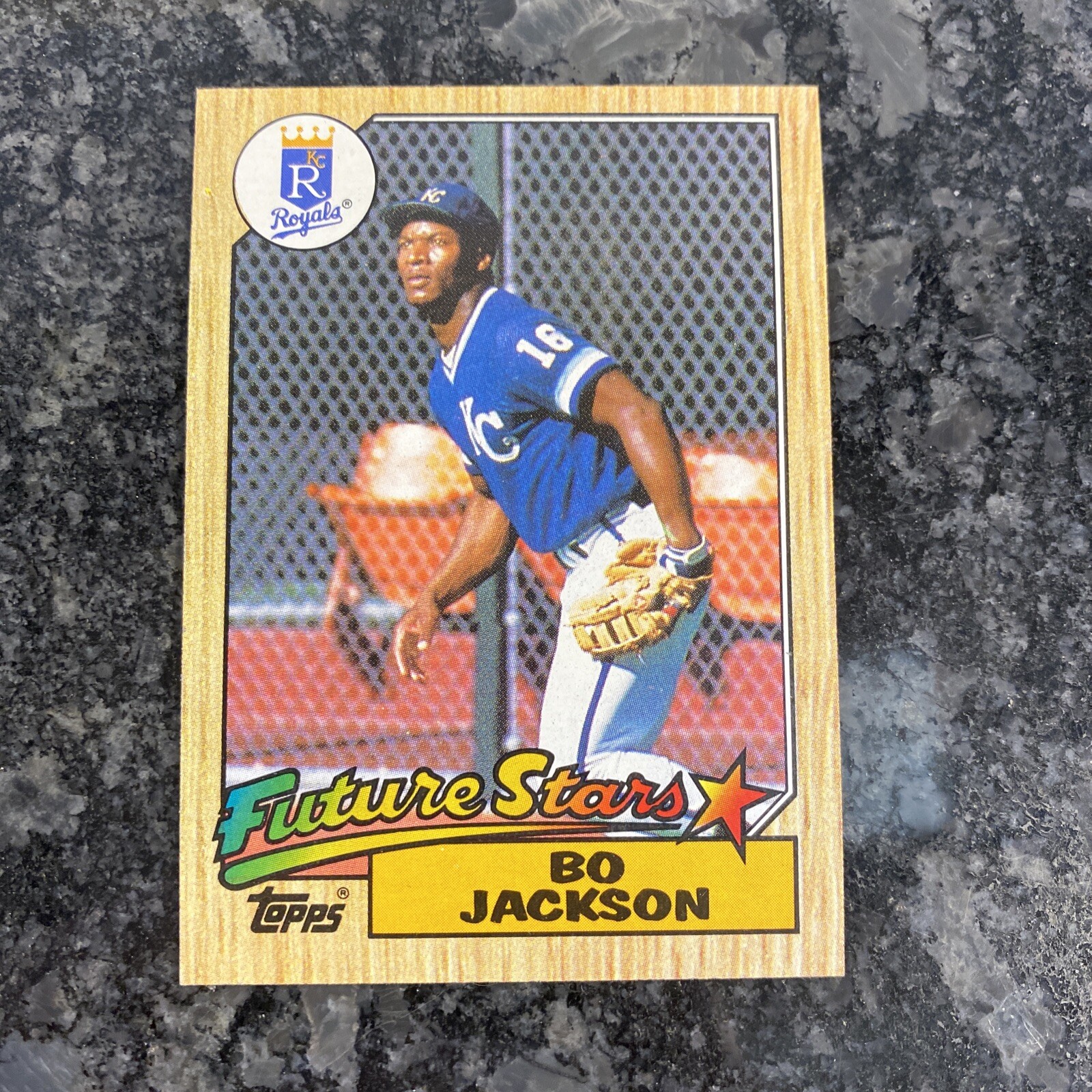 1987 Topps Bo Jackson Rookie Future Stars #170 Kansas City Royals ...