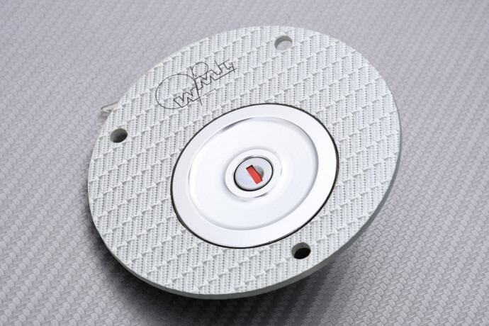 TWM Silver Fibre & Alu Fuel Tank Gas Cap YAMAHA MT07 Tracer 700 /FJ-07 ...