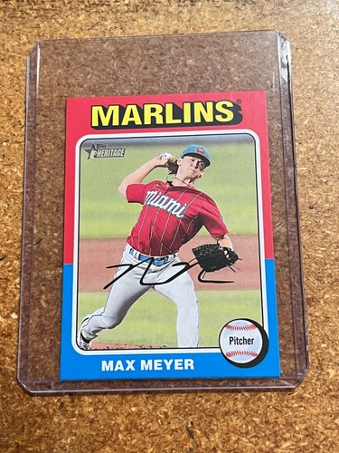 2024 Topps Heritage Mini Baseball # 492 Max Meyer | eBay