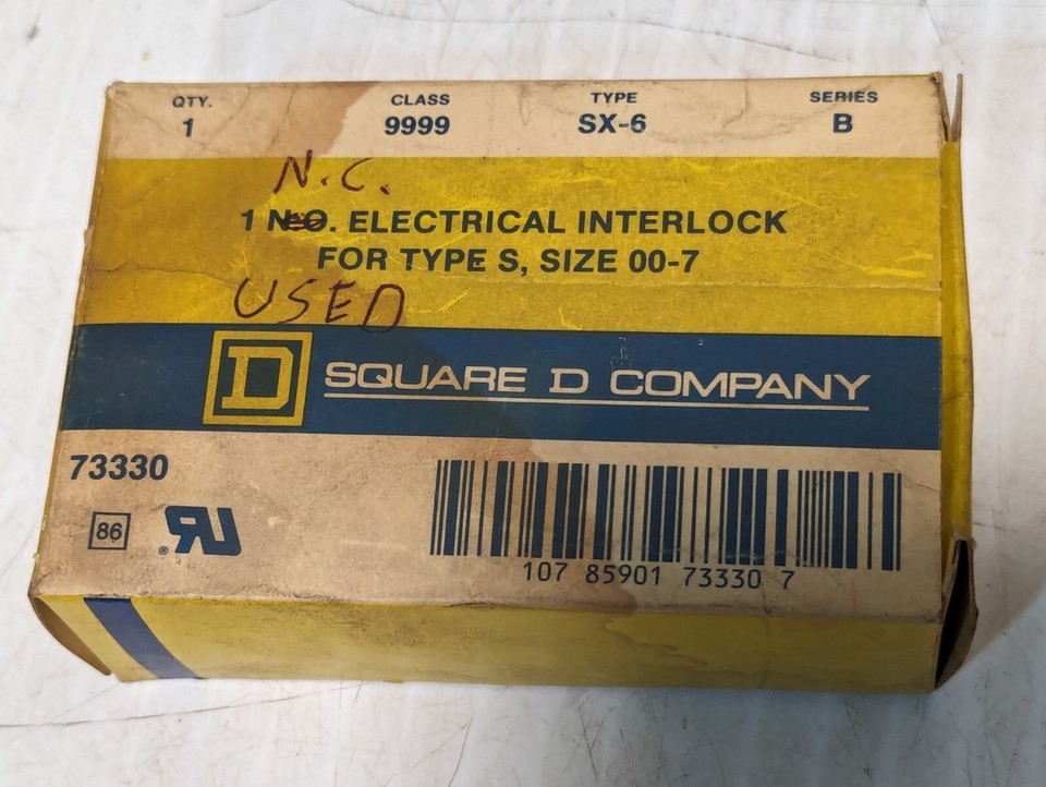 Square D 9999-287 Electrical Interlock Auxiliary Contact Kit | eBay