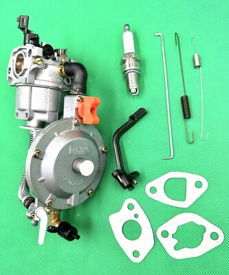 Dual Fuel Propane Kit Carburetor For LPG Conversion Generator GX160 ...