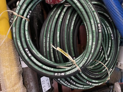 (10FT) Eaton Aeroquip MATCHMATE Double Wire Braid Hose, DURA-TUFF Cover ...
