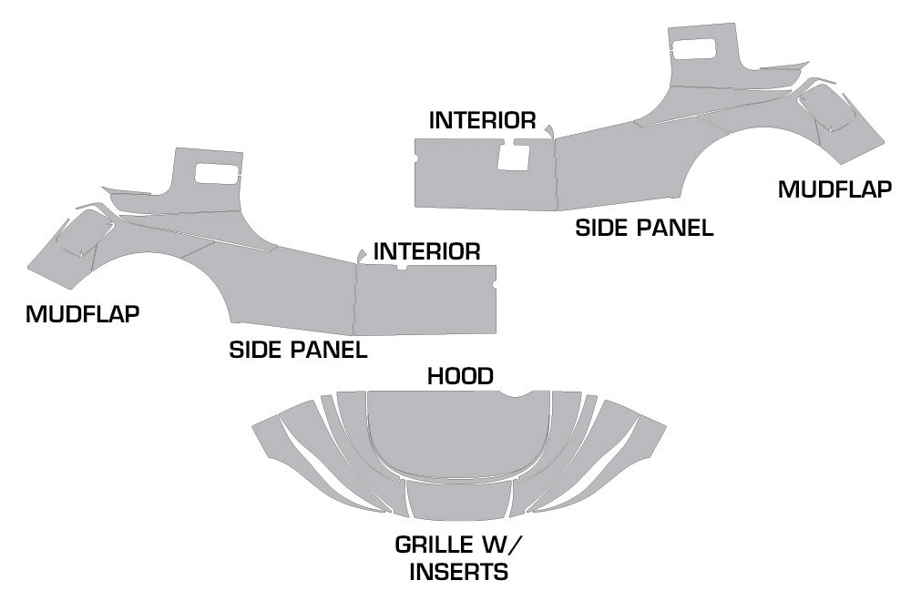 E-Z-Go Freedom RXV 2015-2022 Golf Cart Graphics Kit Decal Sticker USA ...