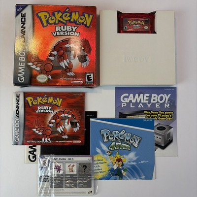Nice! Pokemon Ruby Gameboy Advance AUTHENTIC Complete in Box CiB New ...