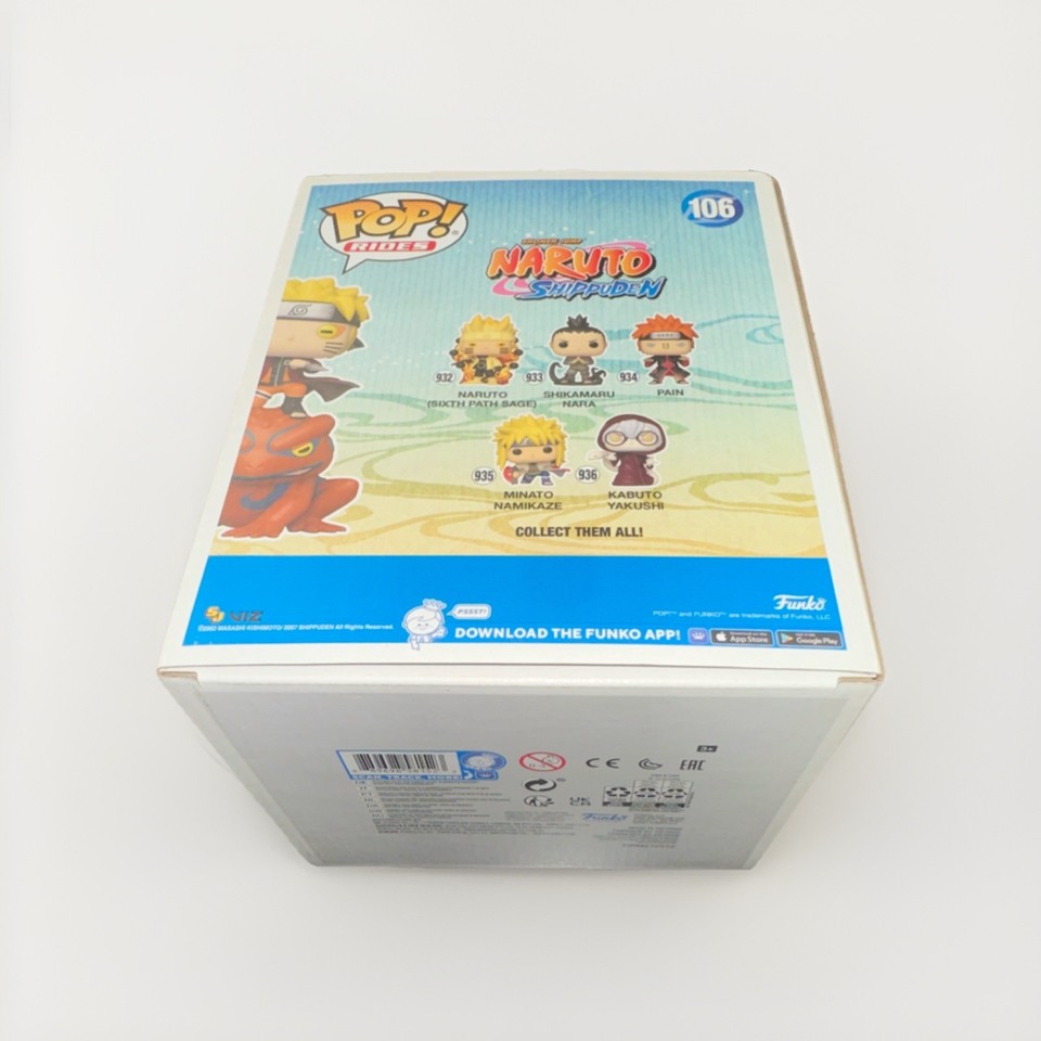 Funko Pop! Rides Naruto Shippuden Naruto on Gamakichi #106 Special ...