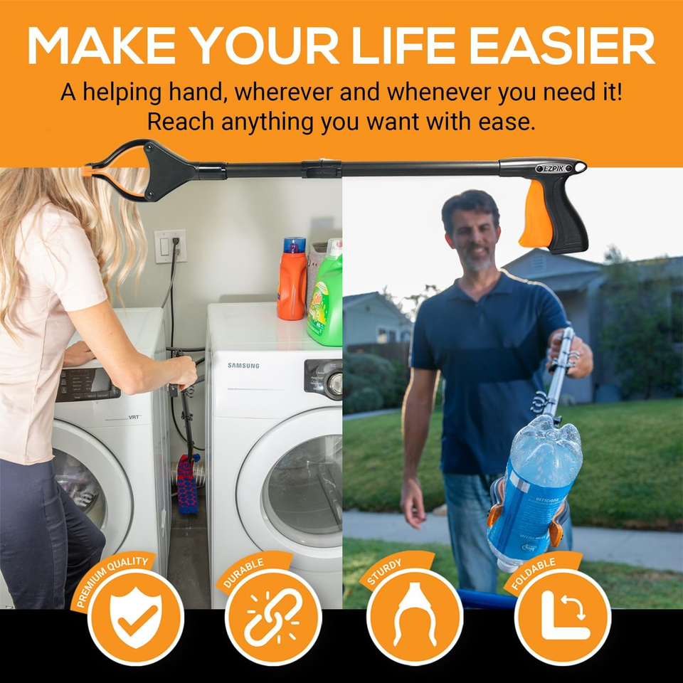Ezpik Flexible Grabber Pickup Gadgets for Disabled People - Trash ...