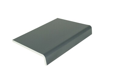 Window Cill Cover Board Anthracite Woodgrain Grey in various depths 2 ...