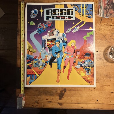 80s Vintage Robo Force Poster (25x21) | eBay