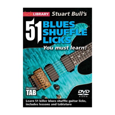 Stuart Bull's 51 Blues Shuffle Licks You Must Learn! Lick Library ...