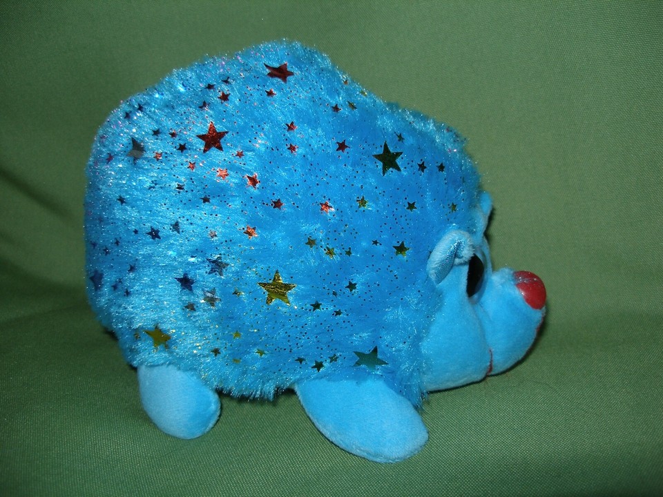 Circus Circus 8” Hedgehog Plush Plush Rainbow Shimmer Stars Stuffed ...