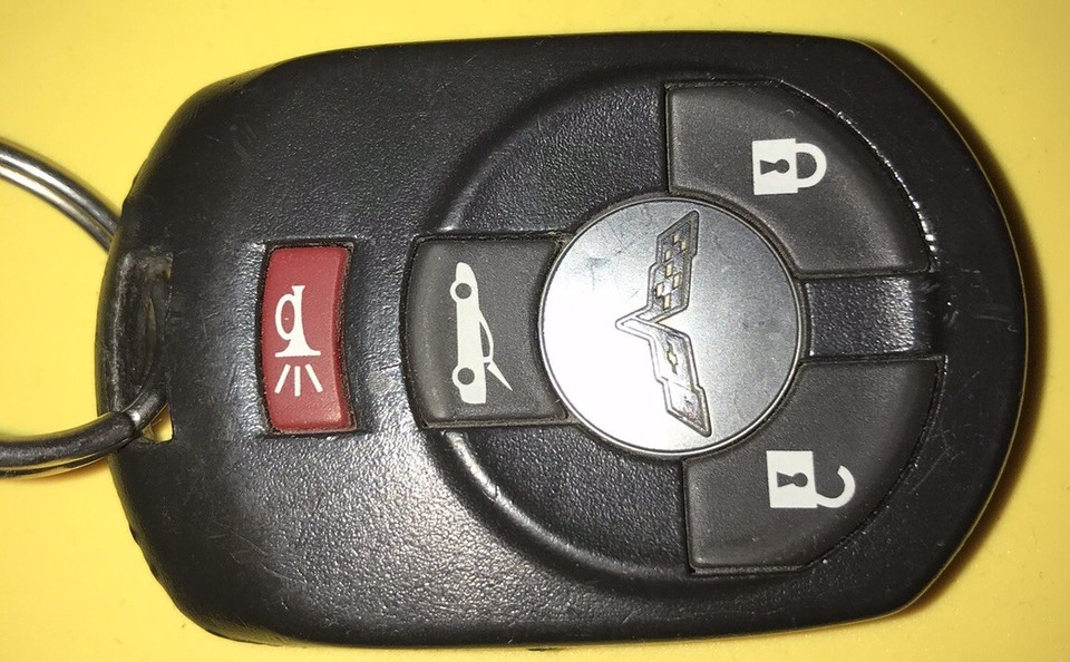 2005-2007 C6 Corvette Genuine GM Keyless Remote Key FOB Transmitter #2 ...