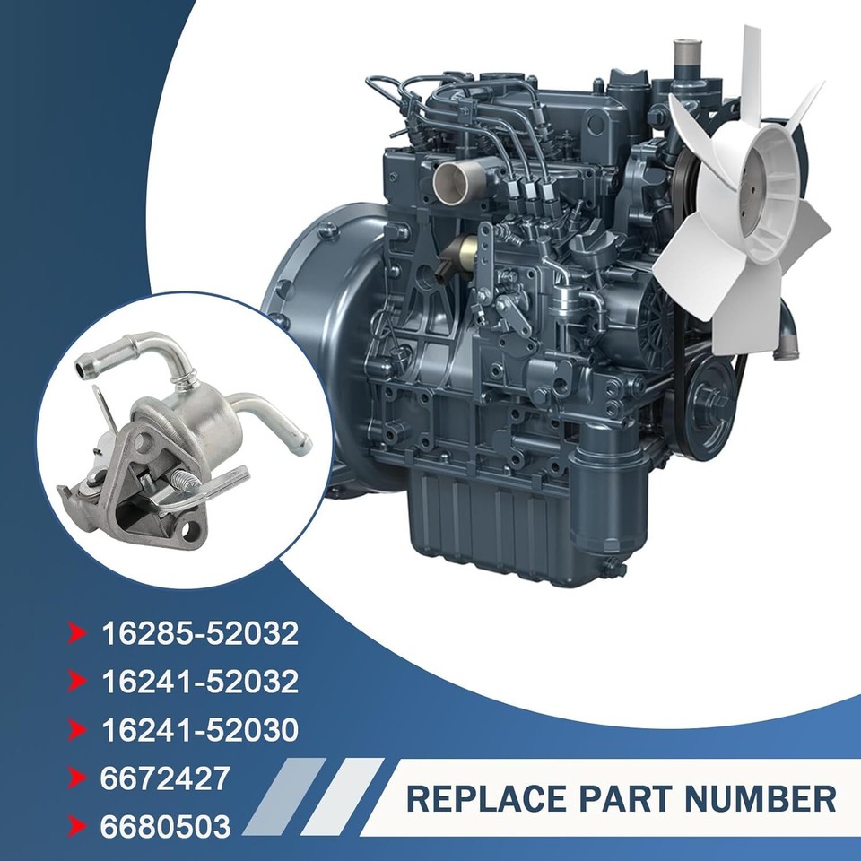 KRAFTSTOFFPUMPE KUBOTA 16285-52030, 16285-52032 KUBOTA V1305, V1105 ...