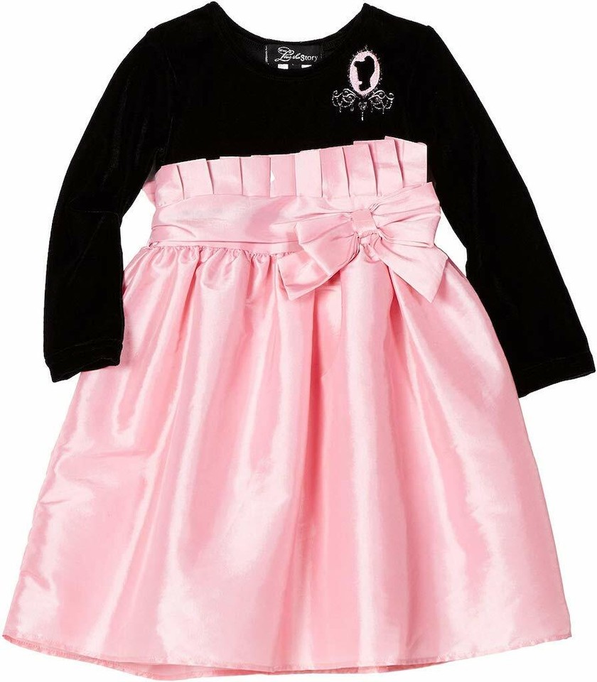 EVY Live the Story Disney Princess Dress 2T Black Velvet Top/Pink Skirt ...