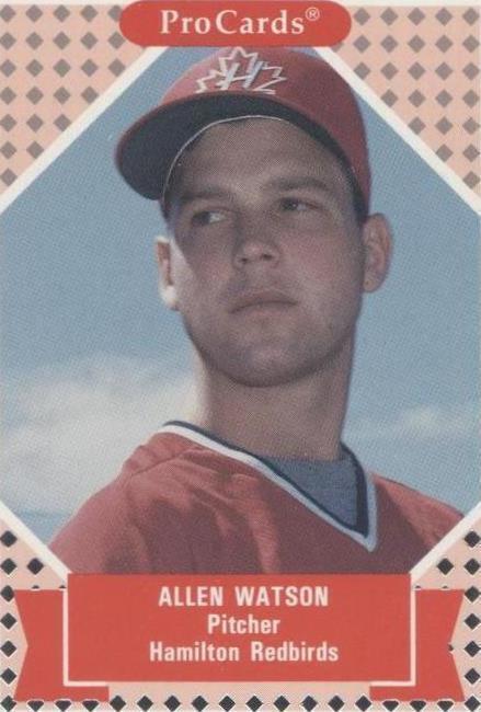 1991 ProCards Tomorrow's Heroes - Allen Watson #330 (RC) for sale ...