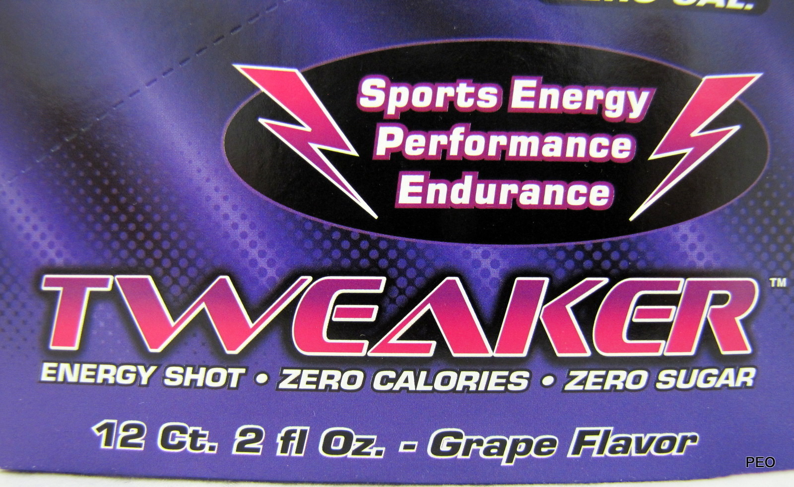 Tweaker Grape Flavor 12 ct Extreme Energy Shots 2.0 oz Zero Sugar Free ...