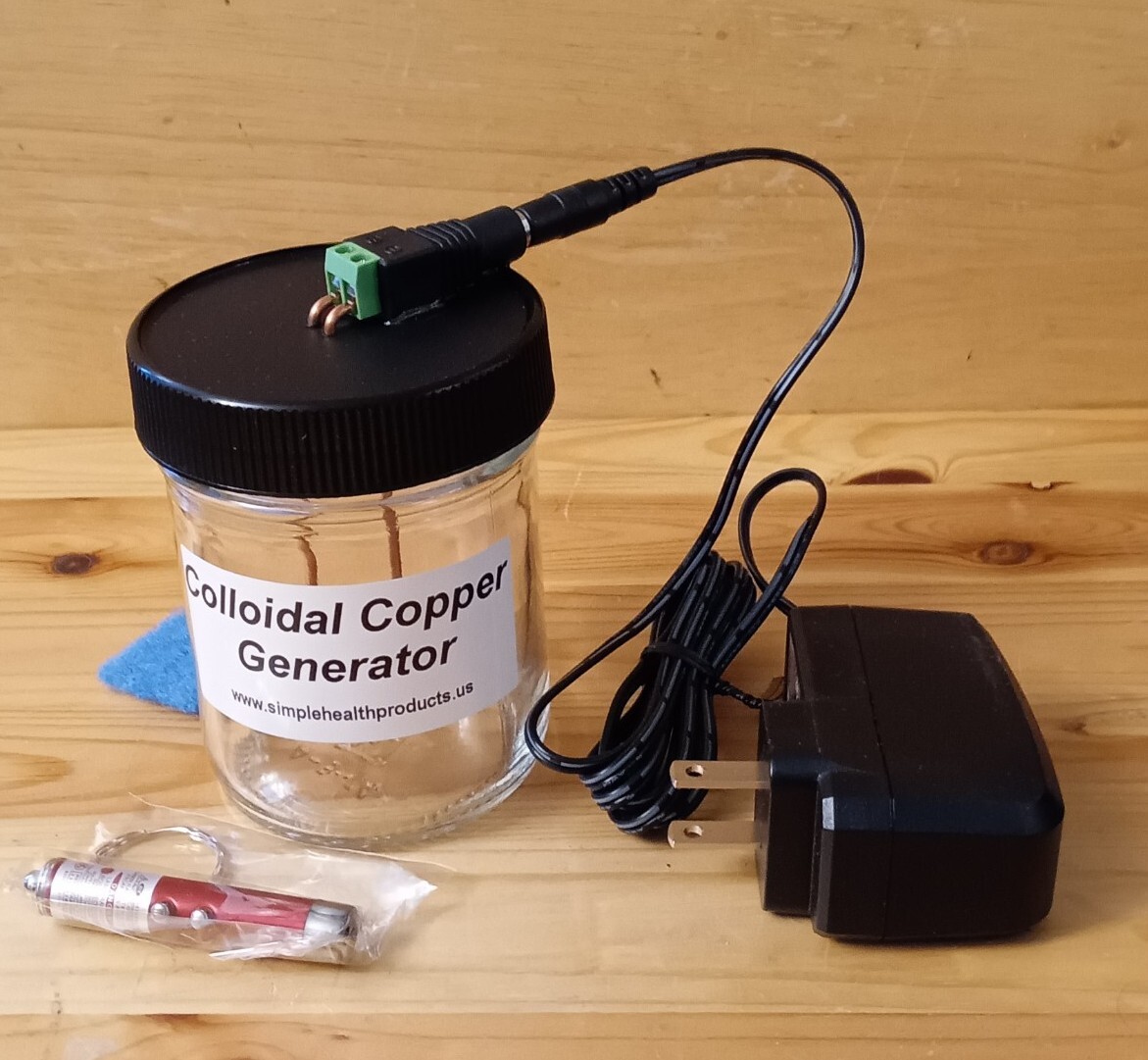 12ga. Colloidal Copper Generator 99.9% Copper, 8oz jar Blk | eBay