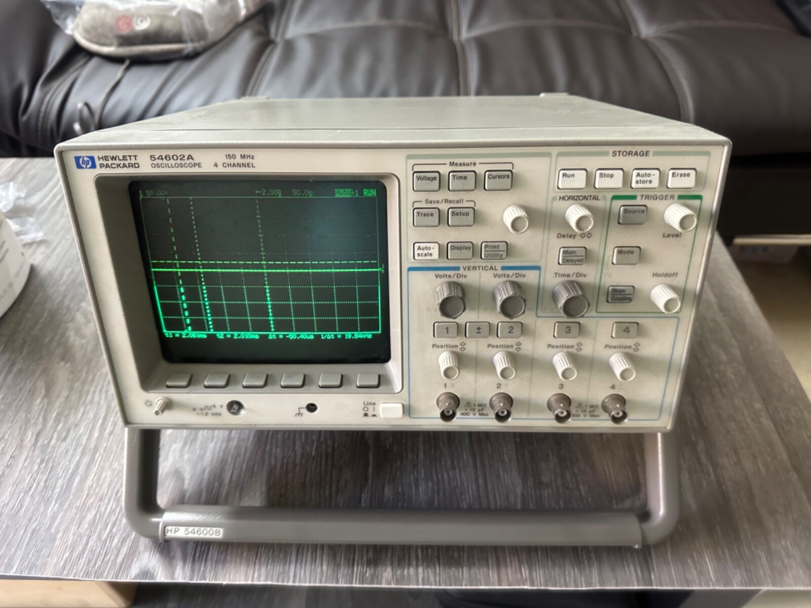HP/Agilent Model 54602A 150MHz 4CH Oscilloscope | eBay