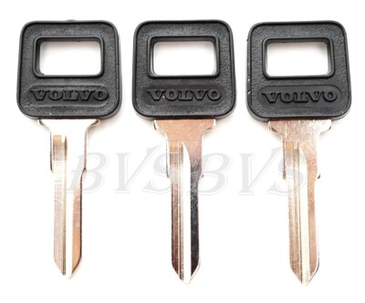 3 Pieces of KEY BLANK For Volvo 740 760 780 240 DL GL 960 940 GLE 0082 ...