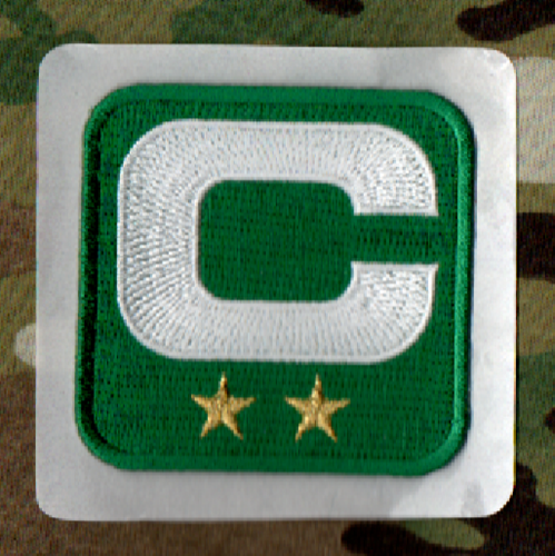 2023 PHIL EAGLES GENERIC CAPTAINS 2-⭐⭐-STAR WHITE-C Kelly Green STICK ...