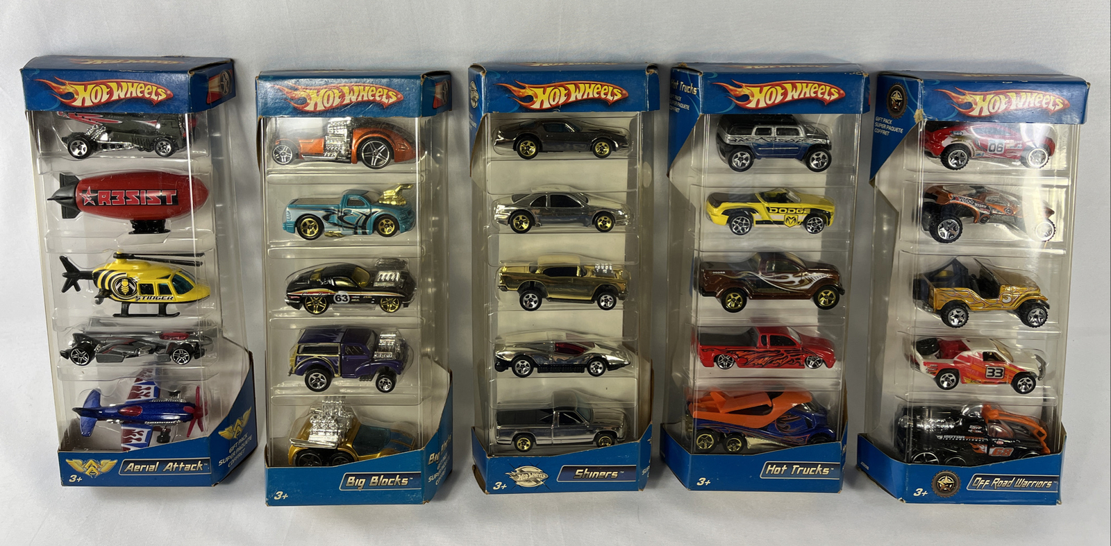 Hot Wheels 5 pack NIP Gift Pack Aeriel Attack Big Blocks Shriner Hot ...