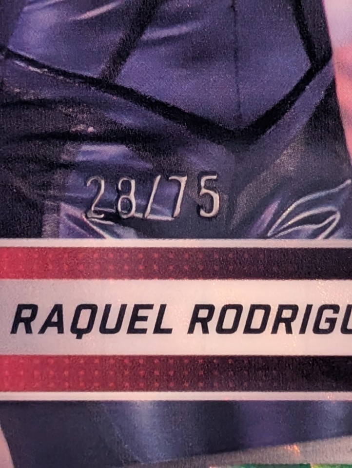 2025 Topps Chrome WWE - Raquel Gonzalez #48 Neon Green Geometric ...