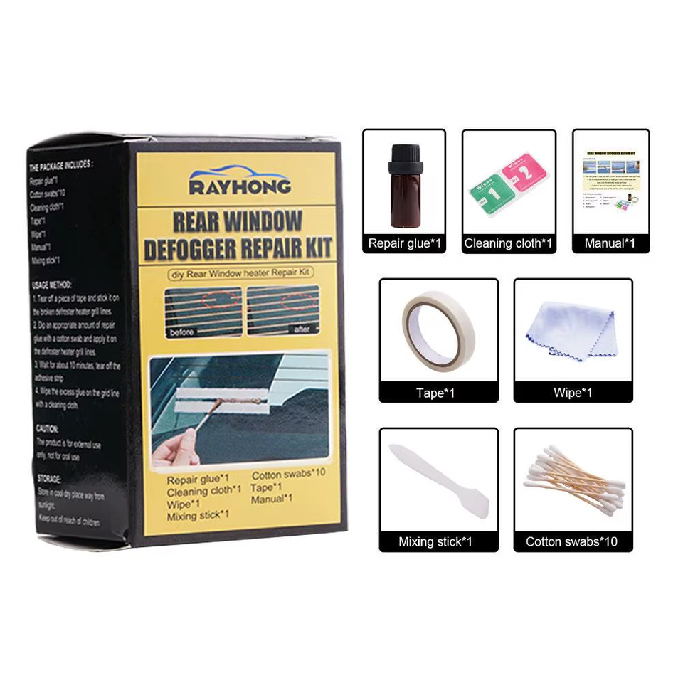 Car Rear Window Repair Kit Fix Broken Defroster Demist Defogger ...