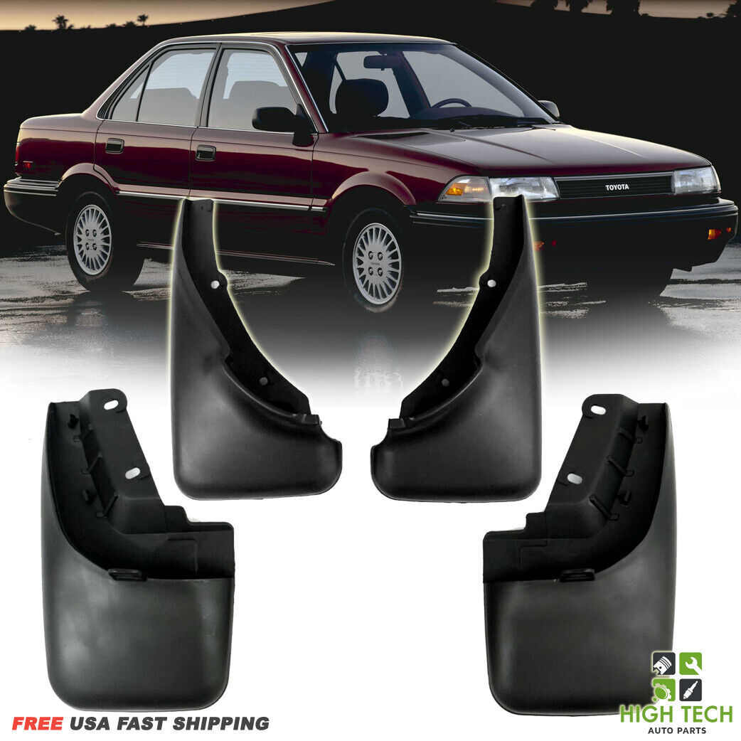 Splash Guards Mud Flaps for Toyota Corolla E90 1988-1992 Set of 4 Front ...