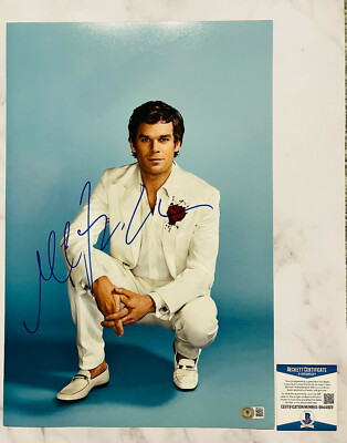 Michael C. Hall signed auto autograph 12x18 Photo Dexter BECKETT BAS | eBay