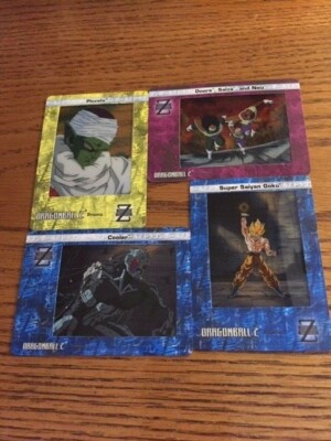 DBZ Dragon Bal Film cell Promo set p1 - p4 Goku Cooler Piccolo Doore ...